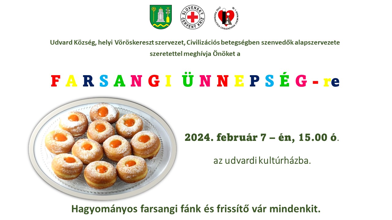 Farsang 2024 - Oficiálna stránka obce Dvory nad Žitavou